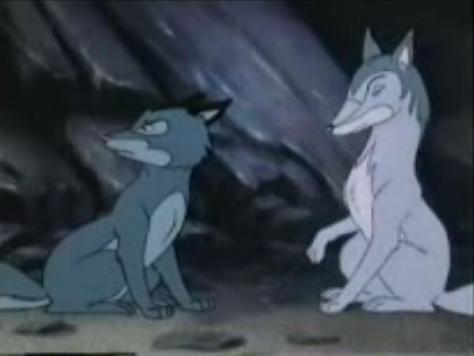 Blue fox cubs (in Clipart)