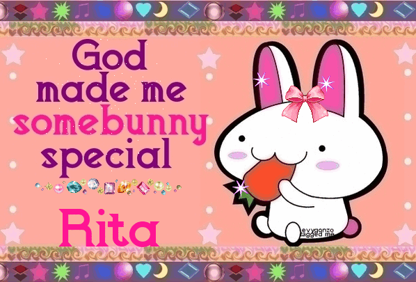 Rita- God made you special (in Glitter Text)
