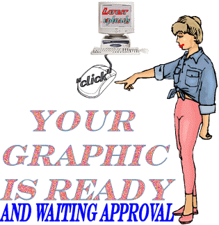 Waiting approval (in Glitter Text)