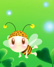 cute bee (in Animated GIFs)