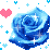 BLUE ROSE (in Animated GIFs)